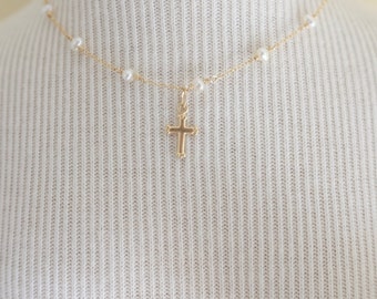 Unique girls cross necklace related items | Etsy