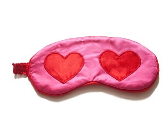 Heart sleep mask | Etsy