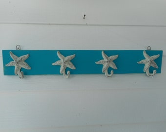 Items similar to Nautical Coat Rack, Primitive Oar, Wooden Oar, Beach ...