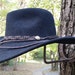 Horseshoe Cowboy Hat Rack Blacksmith Made Real Horseshoes