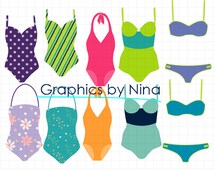 Unique swimsuit clipart related items | Etsy