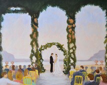 Unique church paintings related items | Etsy