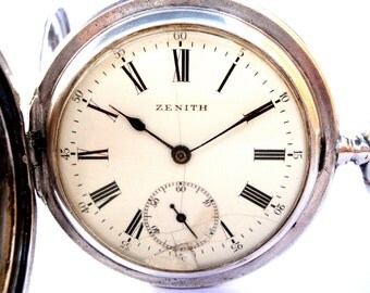 Zenith pocket watch | Etsy