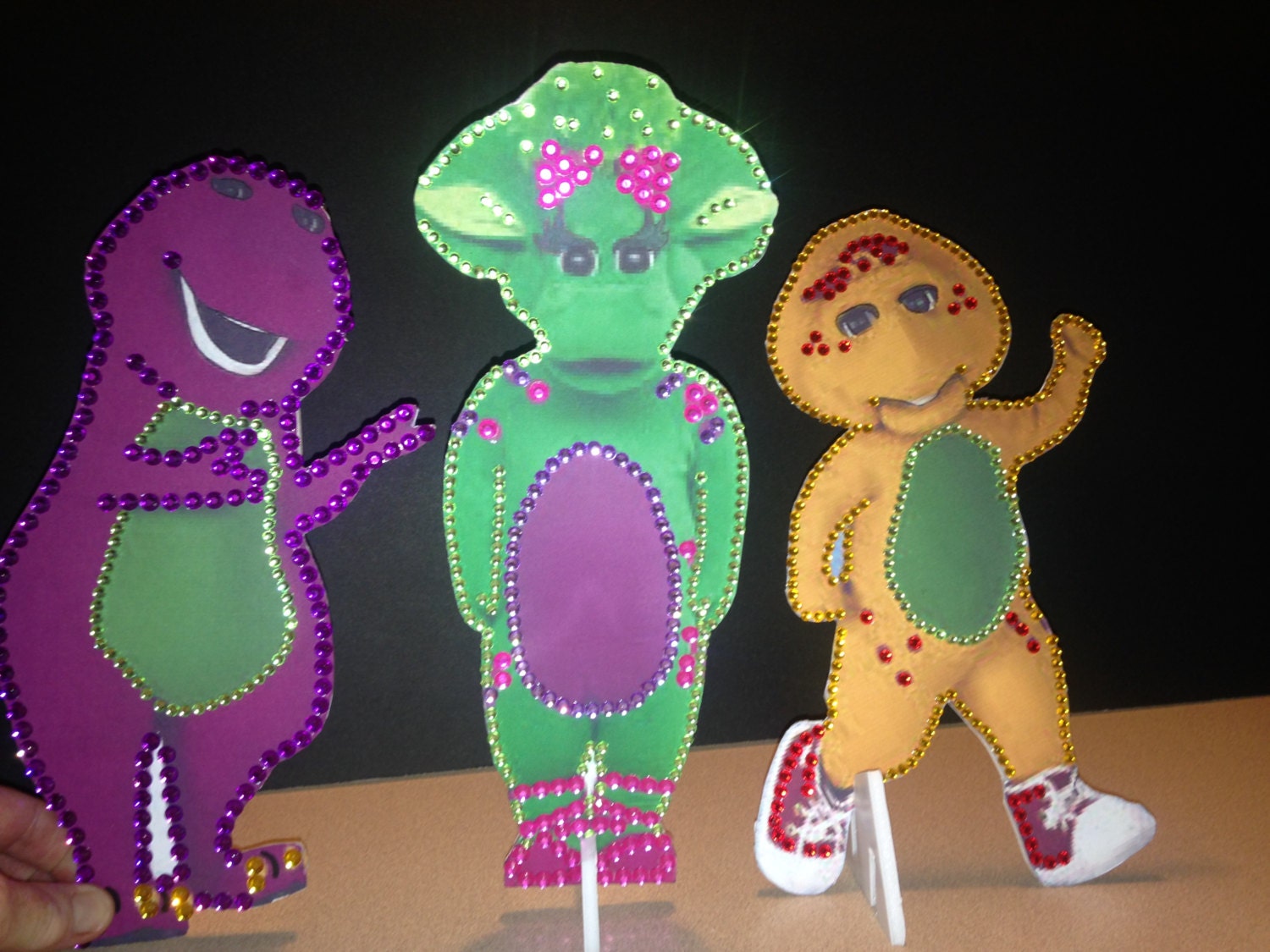 Barney Birthday Party Centerpiece decor supplies Baby Shower