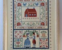 Unique dutch sampler related items | Etsy