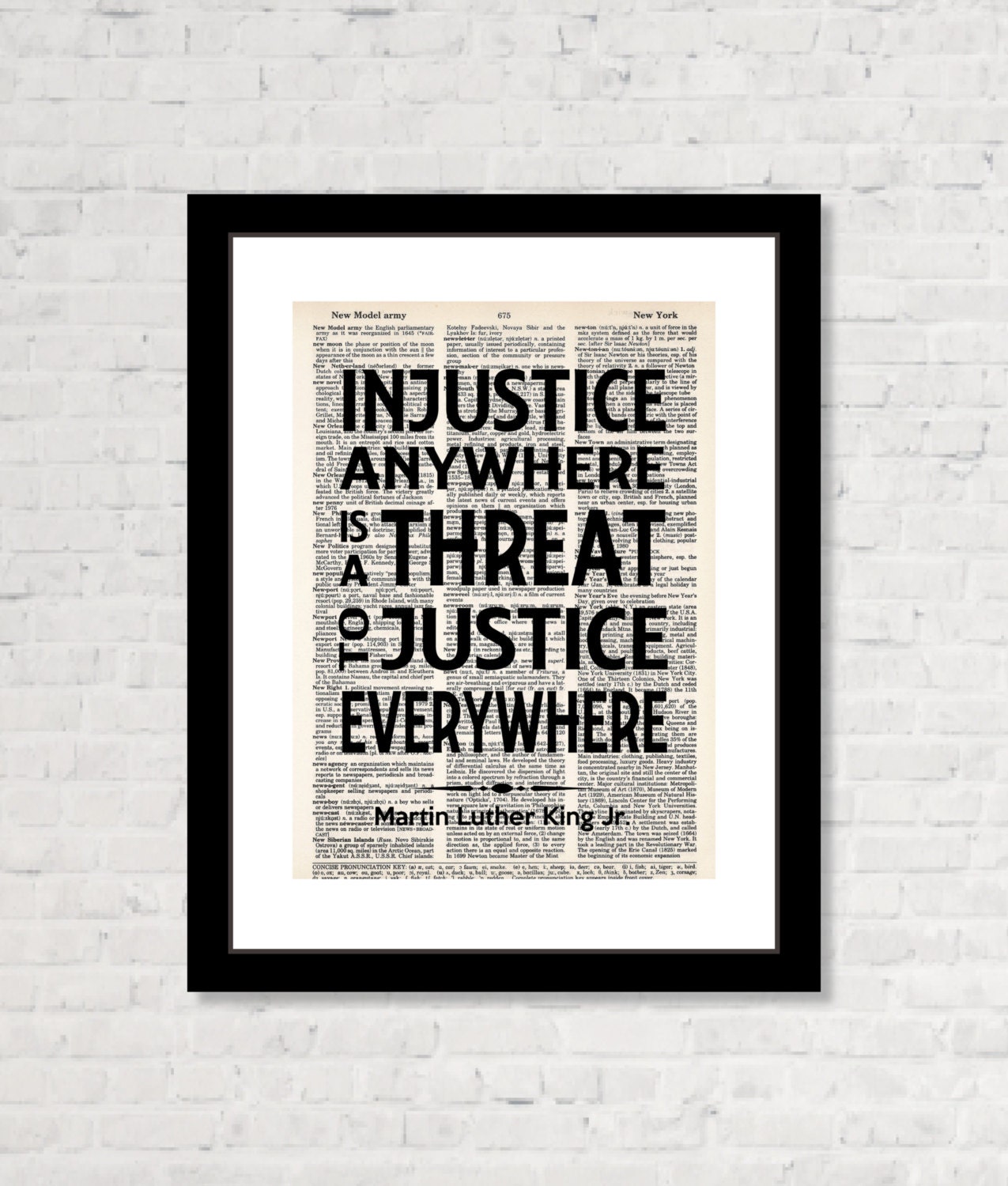 Martin Luther King Jr Quote Injustice Anywhere Is A Threat