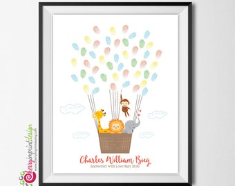 Fingerprint balloons | Etsy