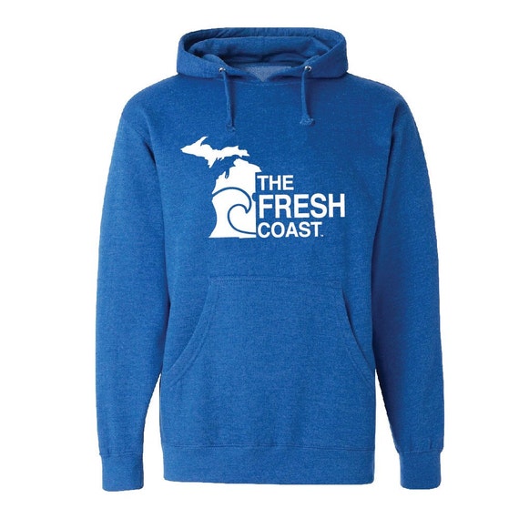 Michigan Fresh Coast Hooded Sweatshirt by LIVNFRESH on Etsy