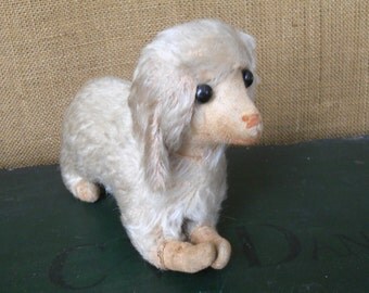 Vintage stuffed dog | Etsy