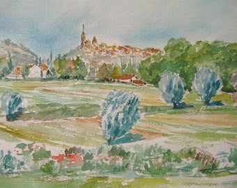 Aquarelle provence | Etsy