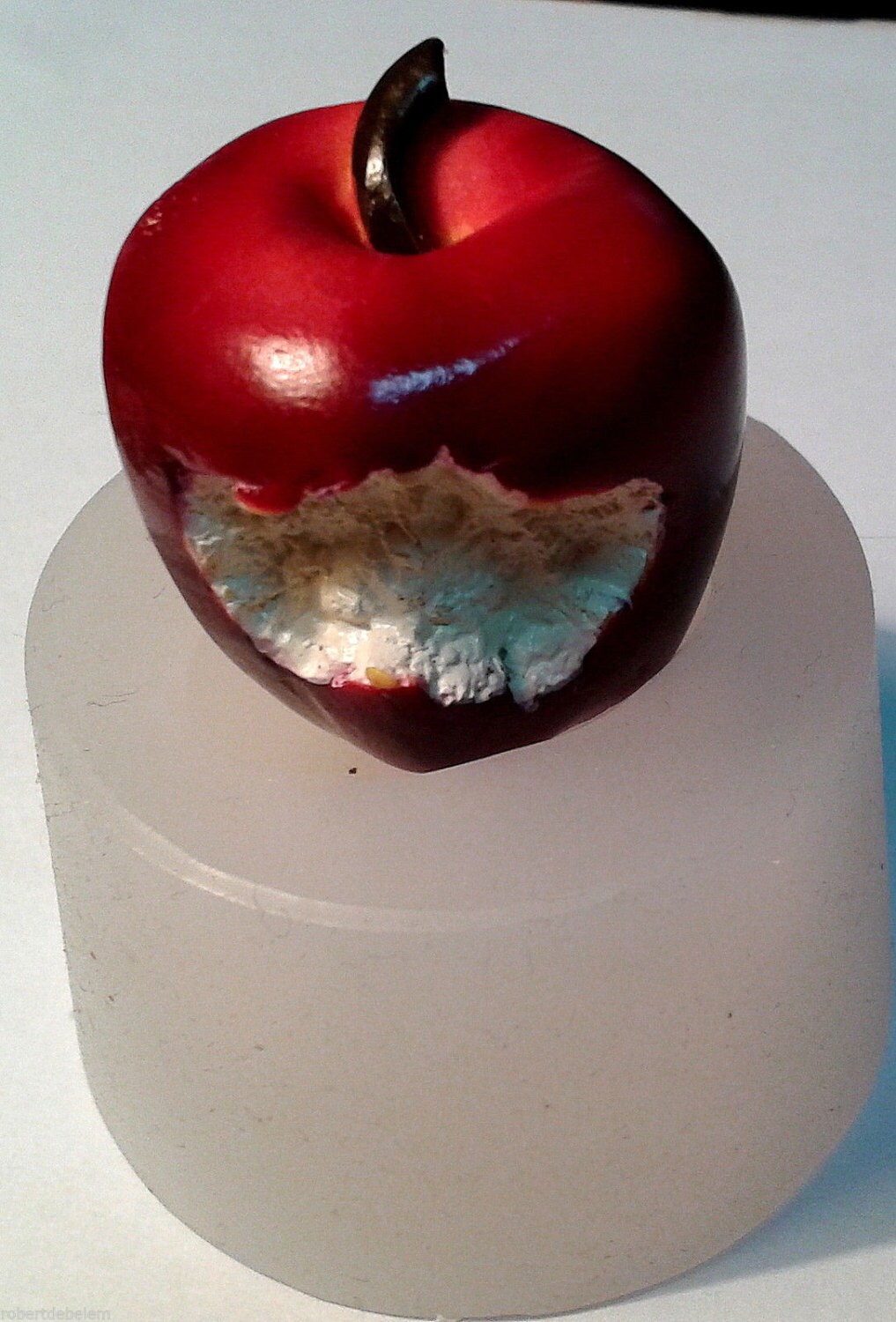 BITTEN APPLE Silicone mold sugarcraft resin fimo polymer clay