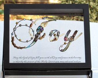 Faith shadow box | Etsy