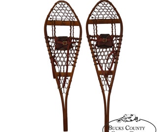 Vintage snowshoes | Etsy