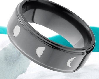 Moon phase ring | Etsy