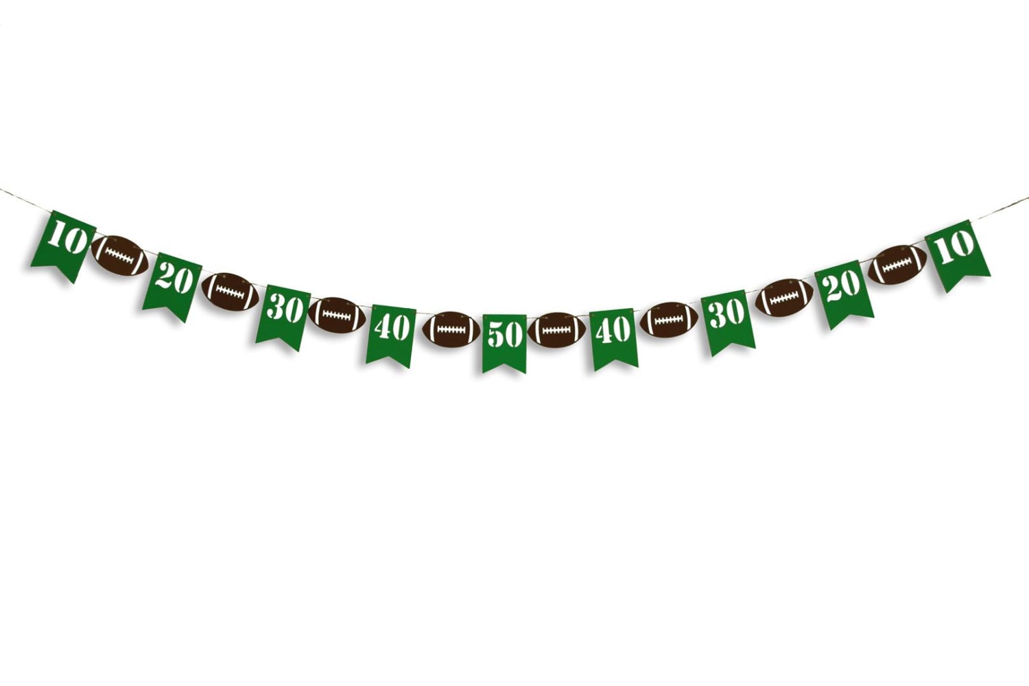 Football garland Football banner Football bunting