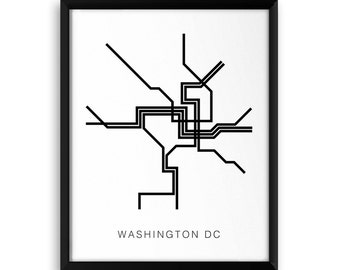 Unique dc metro art related items | Etsy