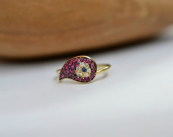 Gold pinky ring | Etsy