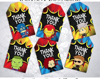 Avengers tags | Etsy