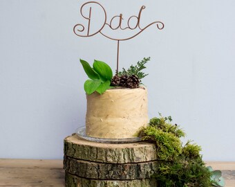 Dad cake topper | Etsy
