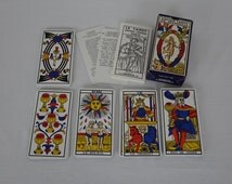 Unique french tarot cards related items | Etsy