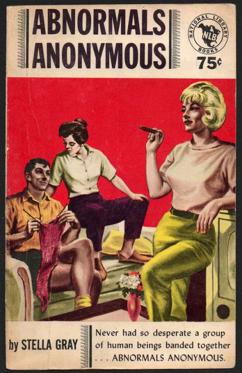 Lgbt Vintage Pulp Art Print Abnormals Anonymous