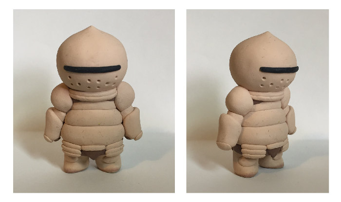 I make mini clay figures of video game characters. My most popular one ...