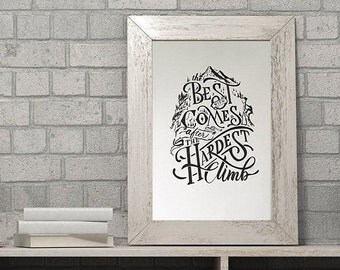 Items similar to Inspirational quote print Do Not Give Up, The ...