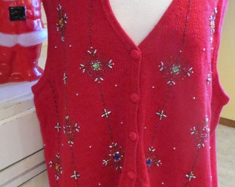 Bedazzled sweater | Etsy