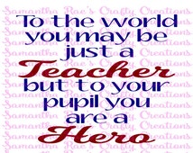 Unique sayings for teachers related items | Etsy