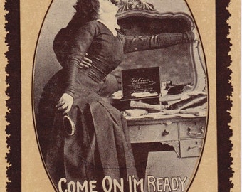 Risque postcard | Etsy