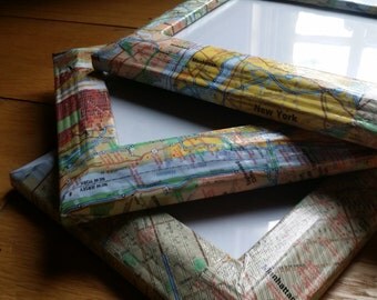 Map to frame | Etsy