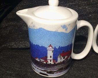 Nautical teapot | Etsy