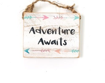 Unique adventure awaits sign related items | Etsy