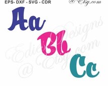 Popular items for alphabet svg on Etsy