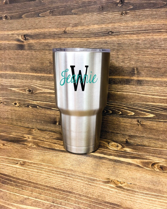 Vinyl Decals For Yeti Cups Personalized With Last