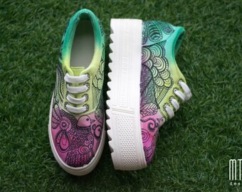 Zentangle shoes | Etsy