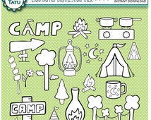 Popular items for camping stamps on Etsy