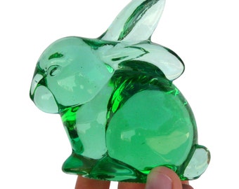 Fenton glass rabbit | Etsy