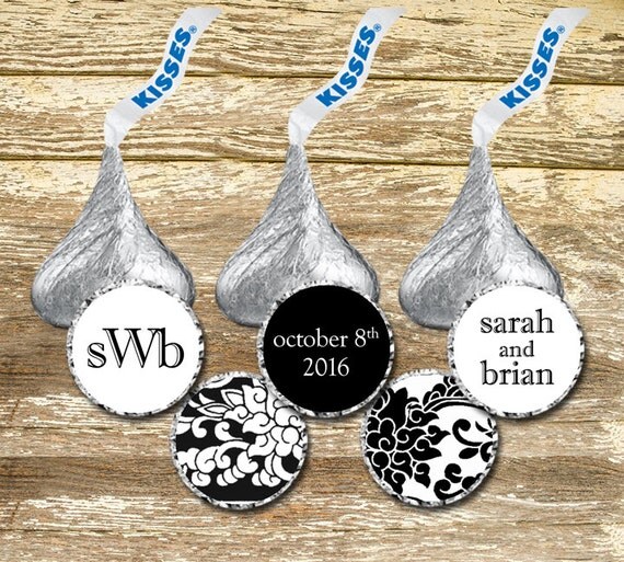 Hershey Kisses Stickers Wedding Stickers wedding Kisses