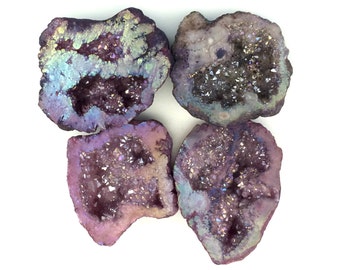 Unique geode art related items | Etsy