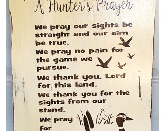 Hunters prayer | Etsy