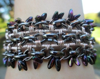 Barbed wire bracelet | Etsy