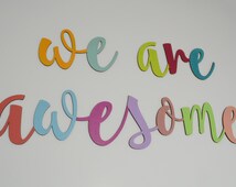 Unique we are awesome related items | Etsy