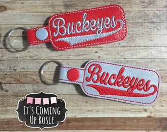 Buckeye keychain | Etsy