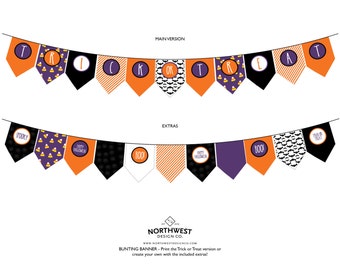 Halloween bunting | Etsy