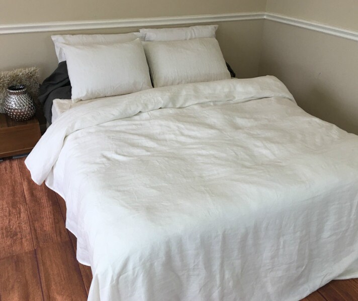 white duvet cover white comforter white linen duvet cover