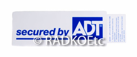 ADT Security Stickers Decals Security System
