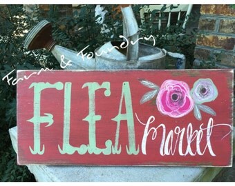 Flea market sign | Etsy