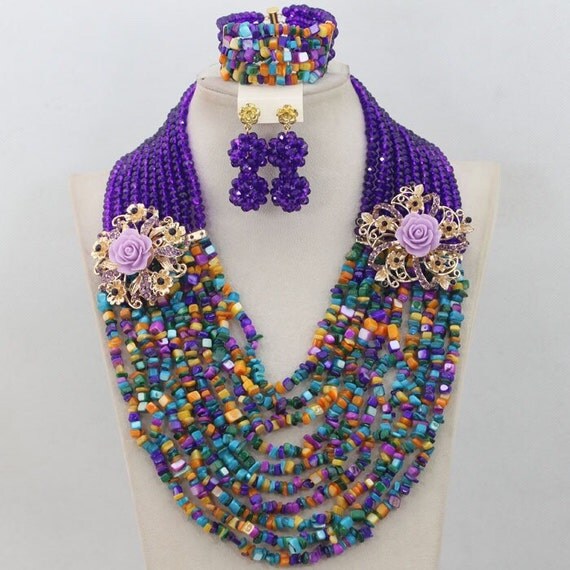 New Design African Nigerian Indian beads Traditional by Eaoza