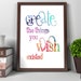 Typographic Print Create The Things You Wish Existed Print